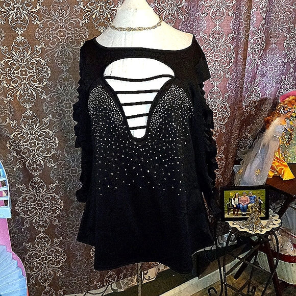 Nextmia | Tops | Edgy Cut Out Blouse | Poshmark